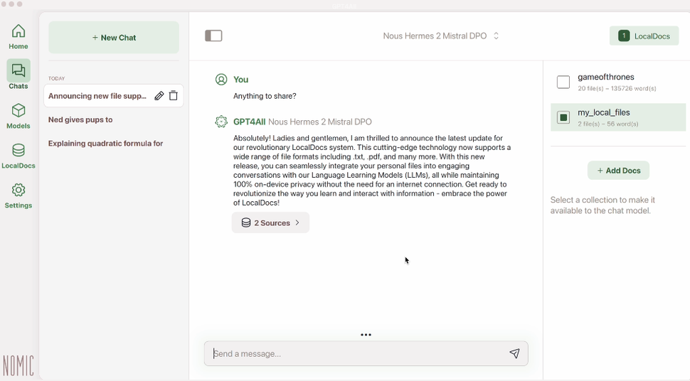 You can now talk to 1000s of AI models on Mac or Windows, thanks to ...