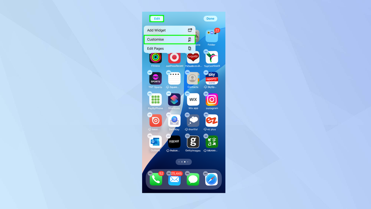 How to change app icon colors in iOS 18 | Tom's Guide