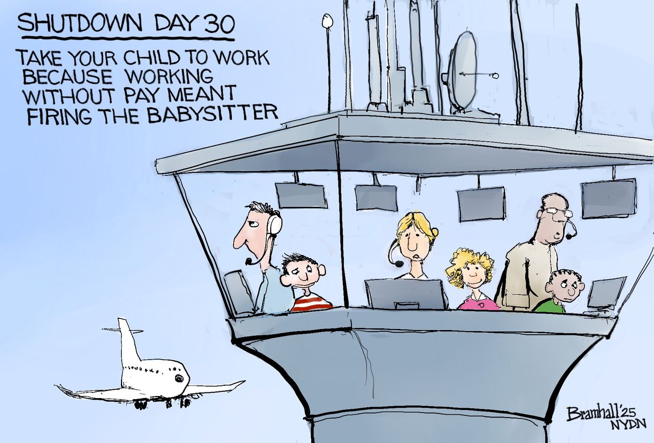 5 drawn-out political cartoons about the government shutdown | The Week