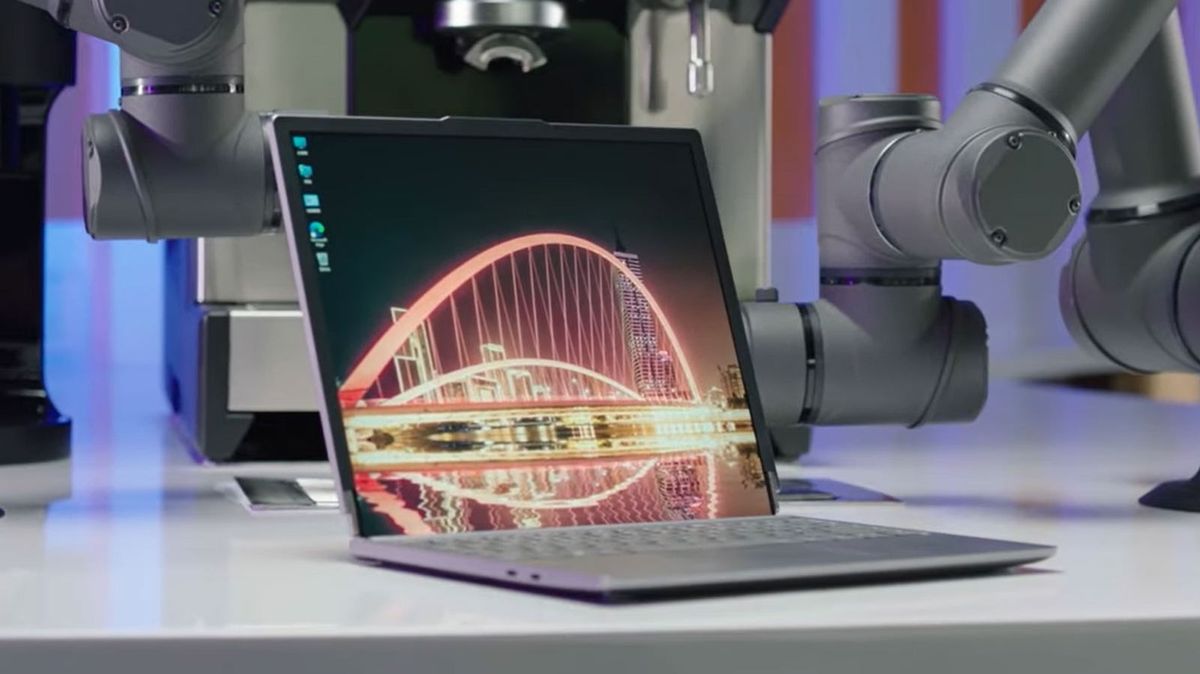 Lenovo Showcases Concept Laptop With Rollable Display | Tom's Hardware