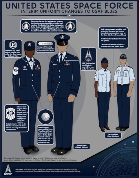 Dress to impress: US Space Force releases new grooming and uniform ...