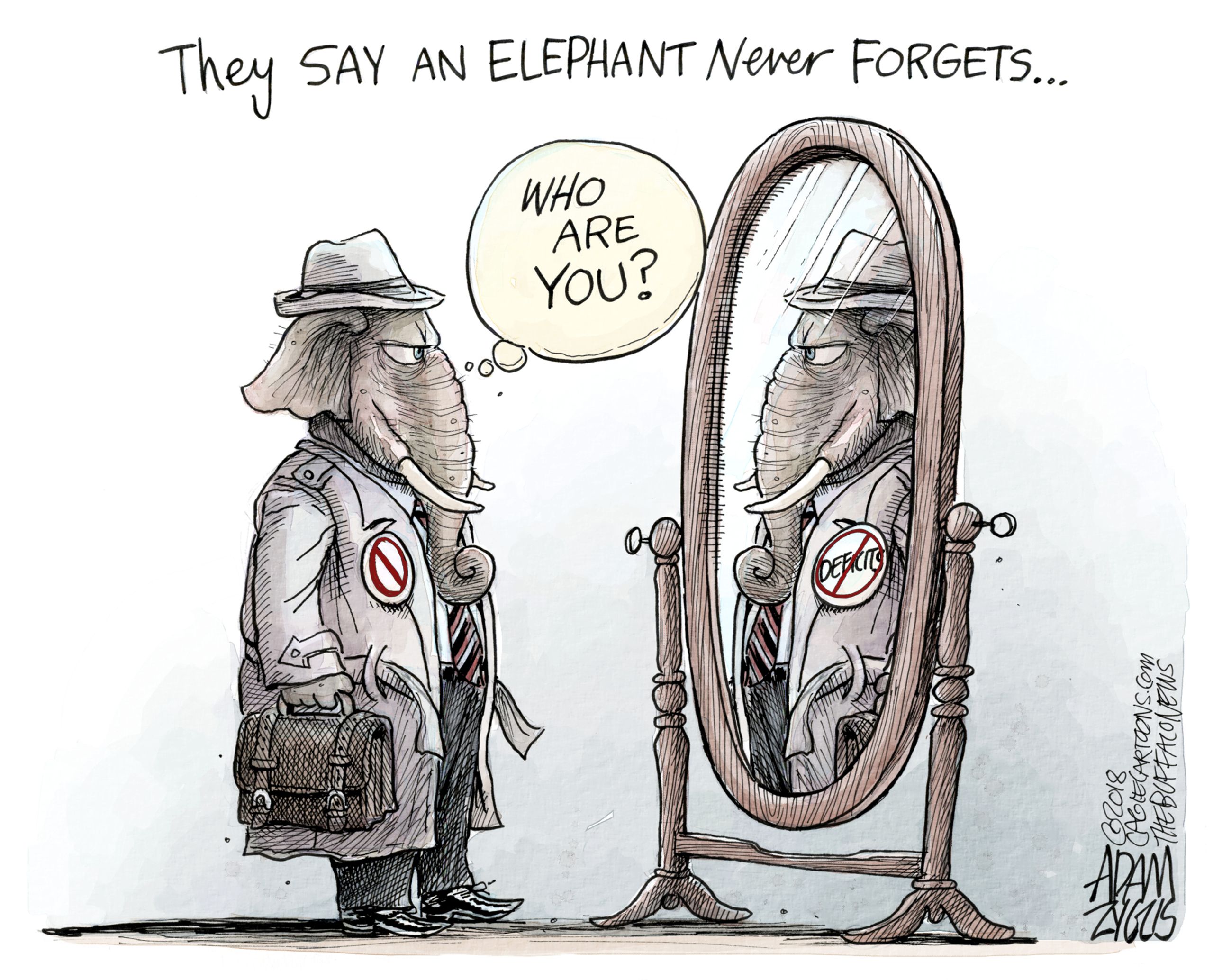 Political cartoon U.S. GOP spending bill deficit | The Week
