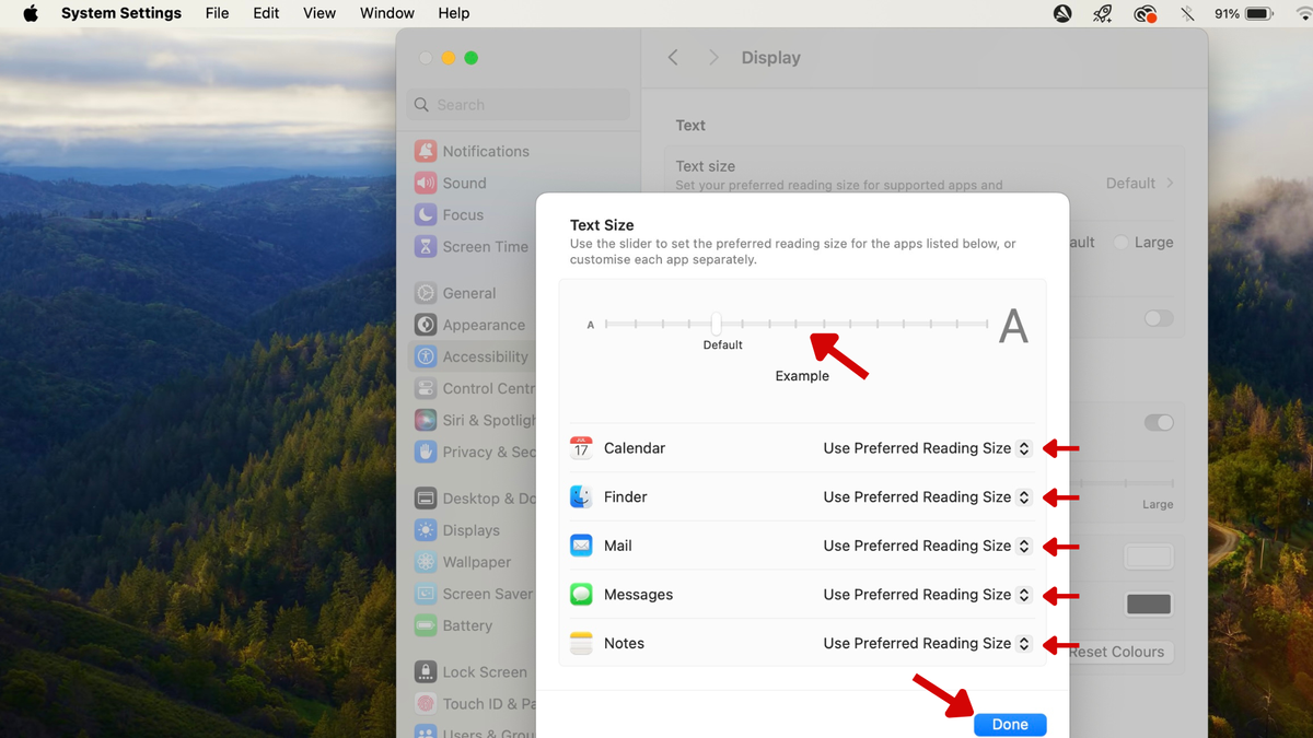 How to increase the text size on your MacBook | TechRadar