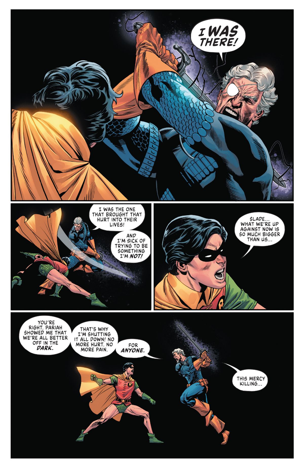 It all comes down to Dick Grayson vs. Deathstroke in Dark Crisis on ...