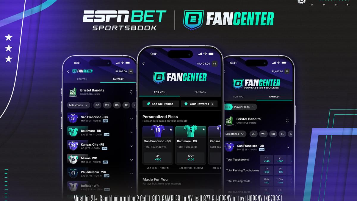 ESPN BET Sportsbook to Launch FanCenter | TV Tech