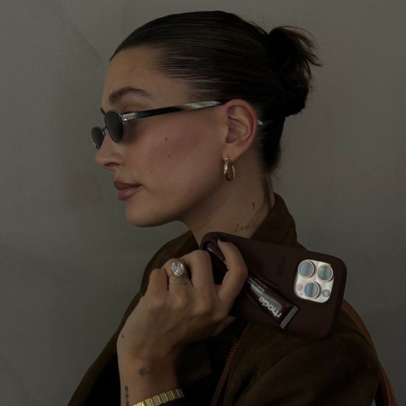 Hailey Bieber Swears By This Rich Cream Before Makeup | Marie Claire