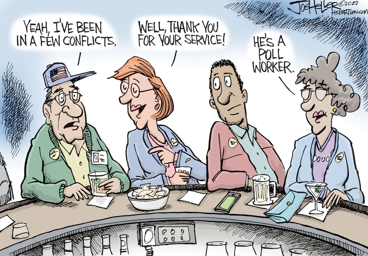 Thank him for his service | The Week