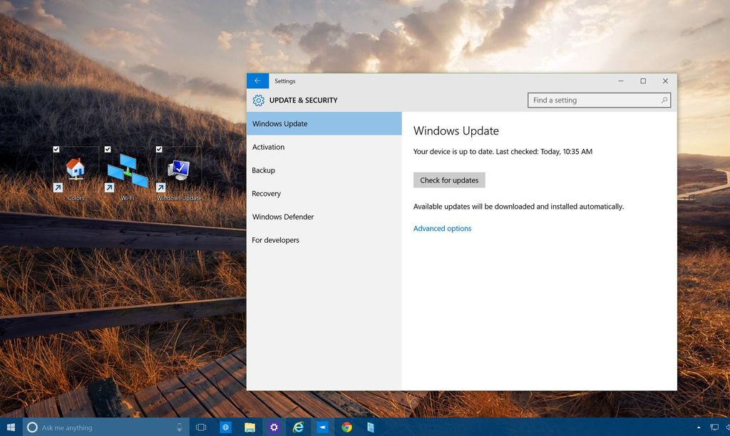 How to create desktop shortcuts to specific settings in Windows 10 ...