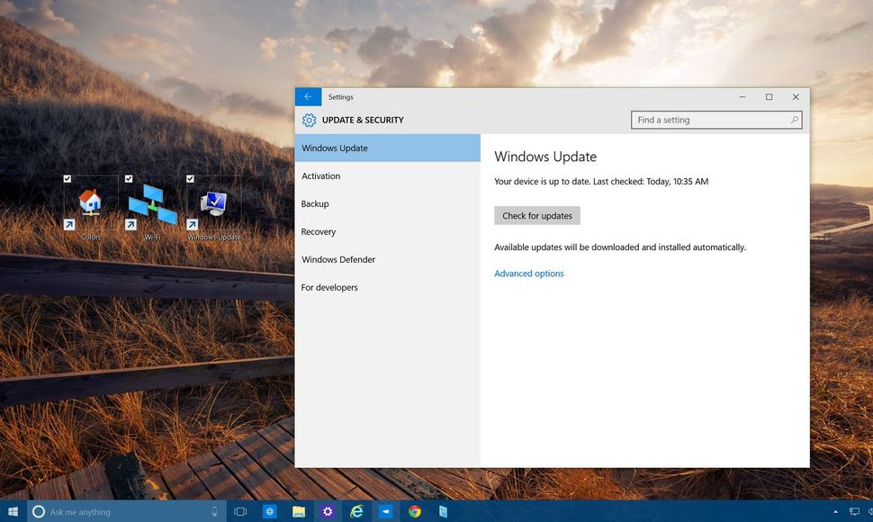 How to create desktop shortcuts to specific settings in Windows 10 ...