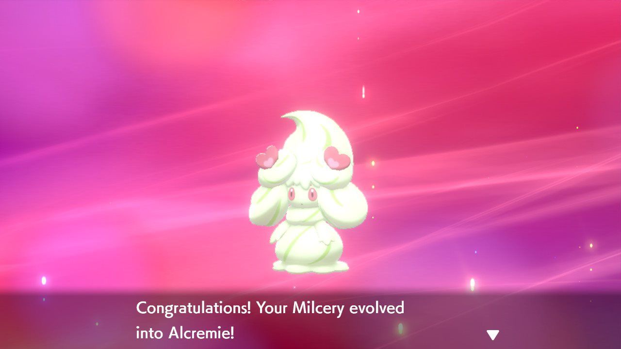 How to evolve Milcery into Alcremie in Pokemon Sword and Shield ...