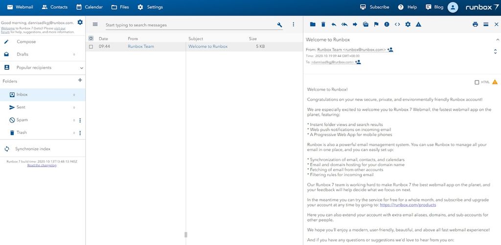 Runbox secure email review | TechRadar