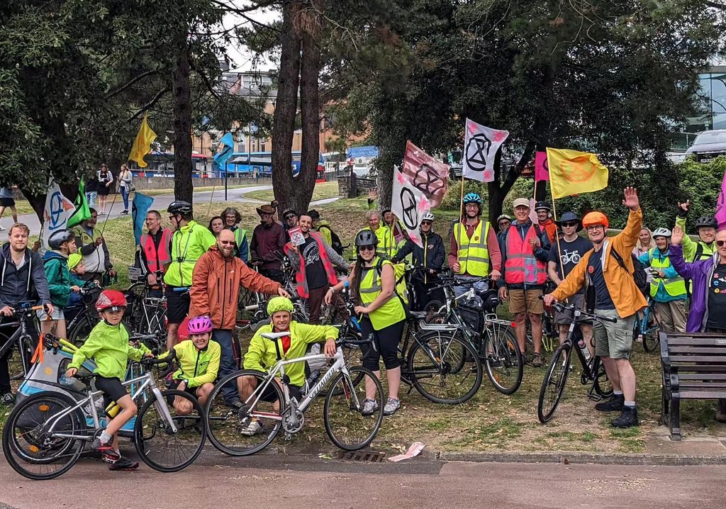 Introducing Cycling Rebellion, Extinction Rebellion's two-wheeled ...
