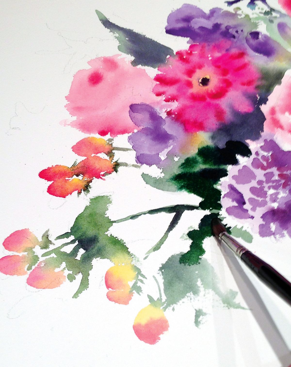 Master wet-in-wet watercolour painting | Creative Bloq