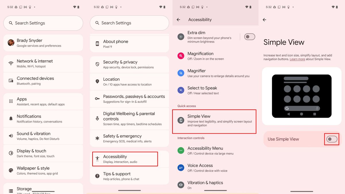How to enable and use Simple View on a Pixel phone | Android Central