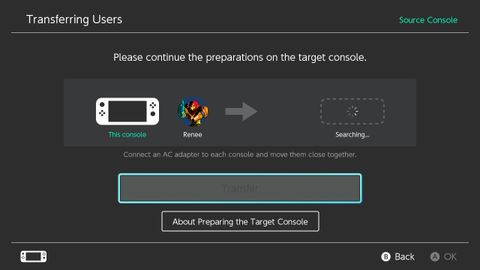 How to transfer user data from one Nintendo Switch device to another ...