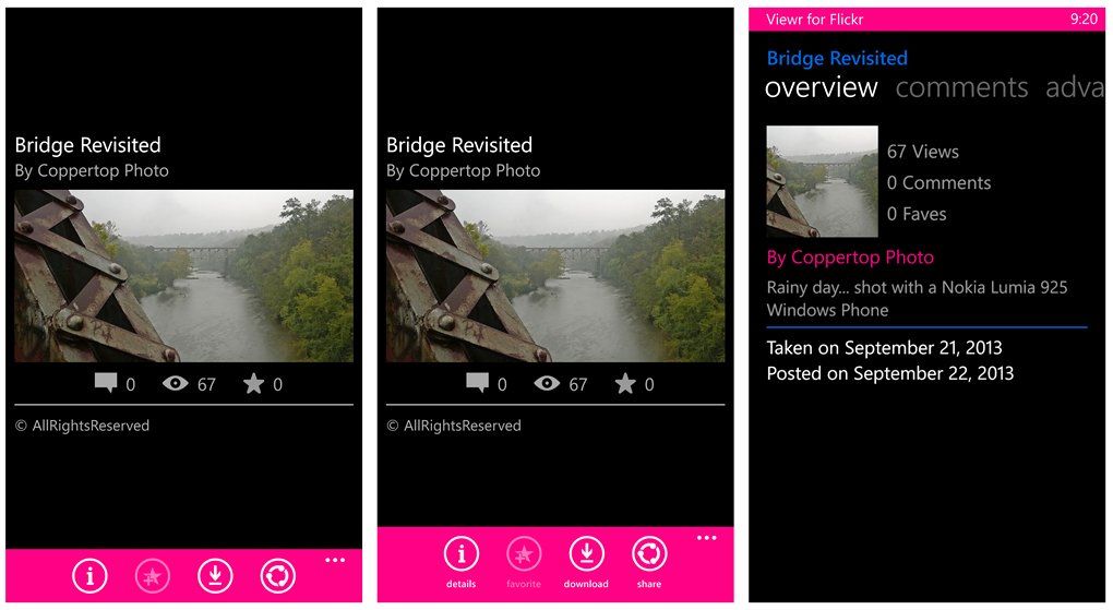 Viewr for Flickr, photo sharing for Windows Phone 8 | Windows Central