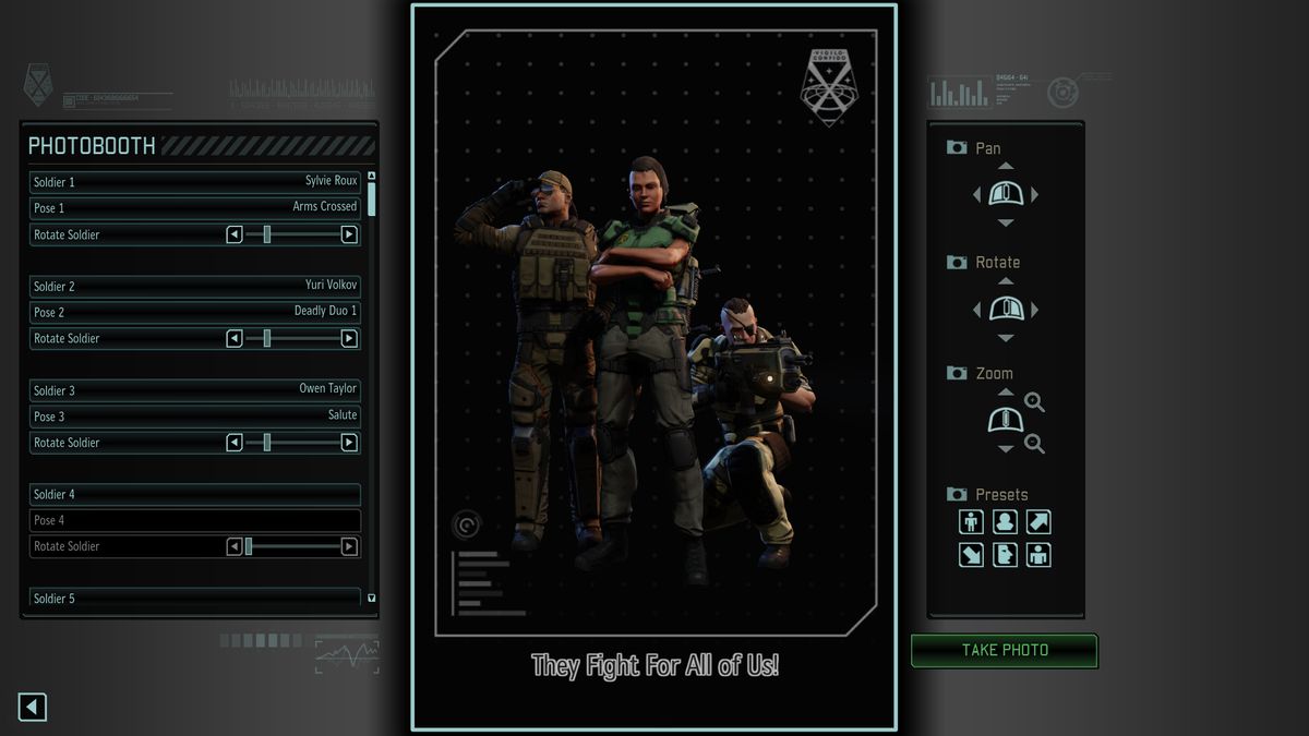 XCOM 2: War of the Chosen 'Propaganda Center' photobooth feature free ...