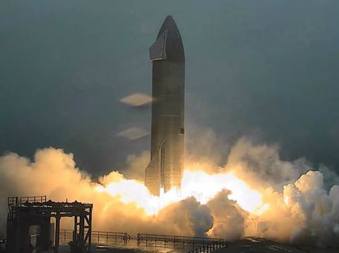 SpaceX's Starship SN9 prototype fires engines again to prep for test ...