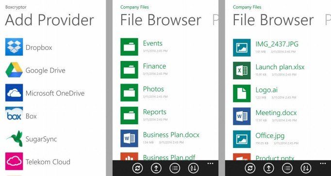 Boxcryptor comes to Windows Phone and Windows 8, allows you to encrypt all data you send to the ...