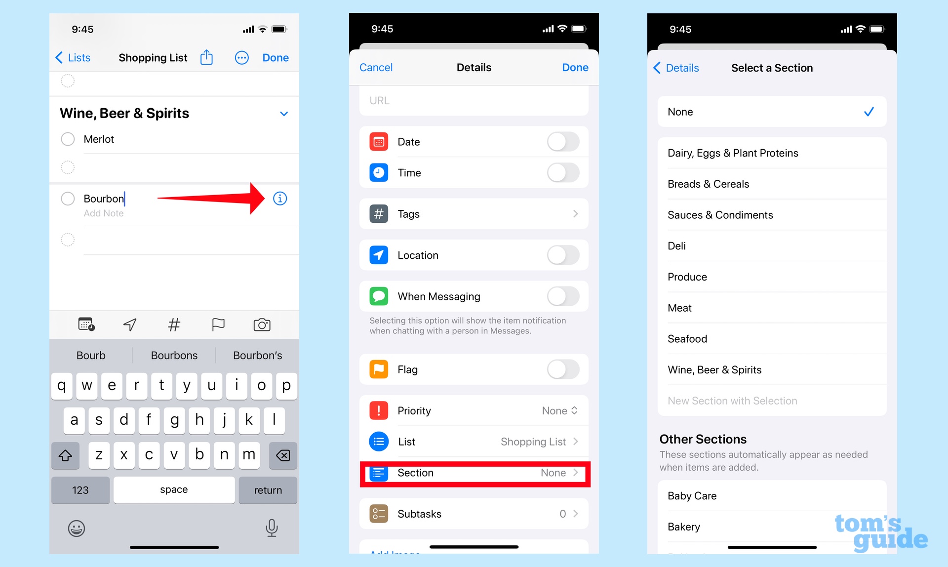 How To Create A Grocery List In Reminders On Your IPhone Or IPad Tom 