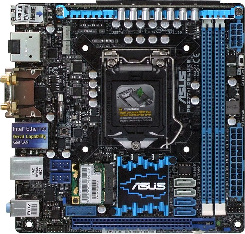 Asus P8Z77-I Deluxe - Four Z77-Based Mini-ITX Motherboards, Reviewed ...