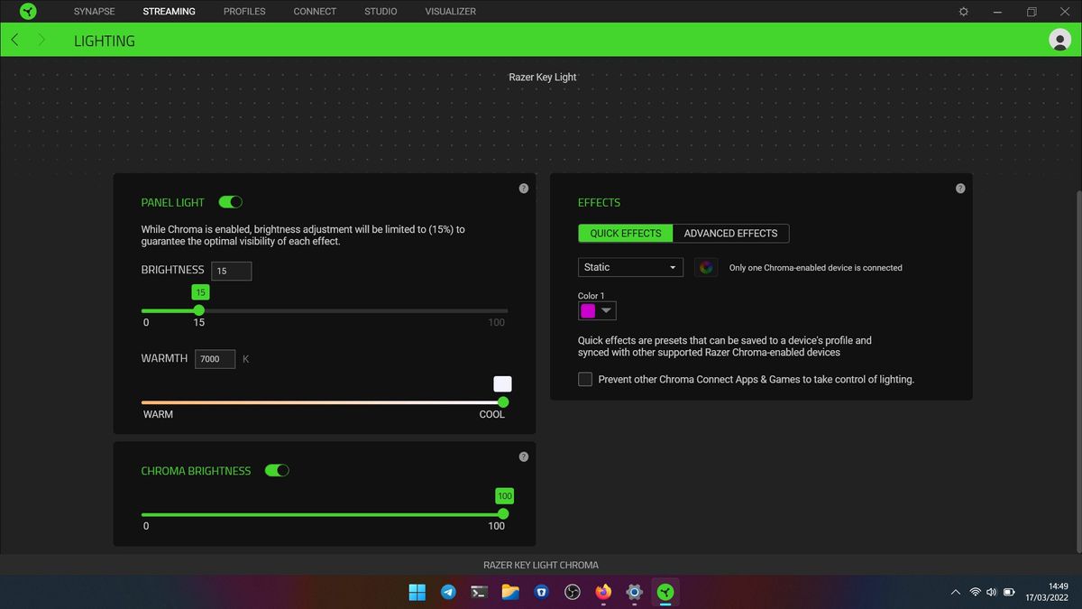 Razer Key Light Chroma review: Because you look better in RGB | Windows ...