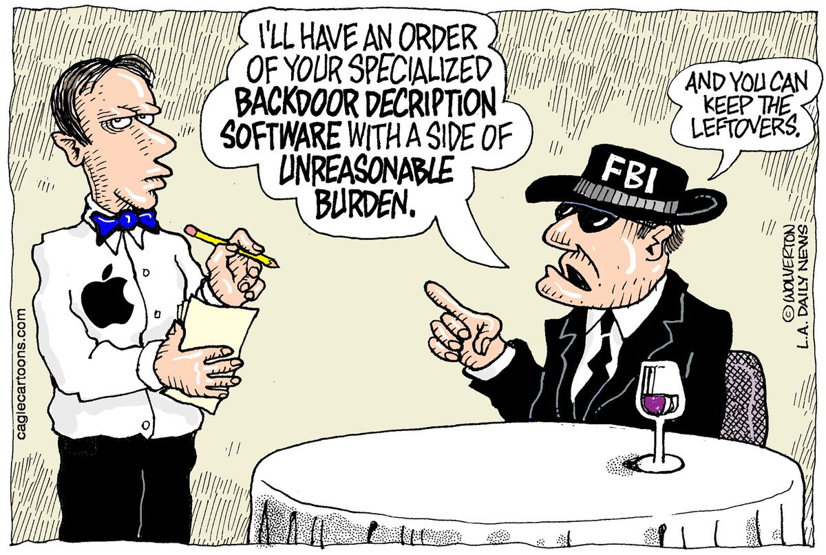 Editorial Cartoon U.S. Apple FBI | The Week