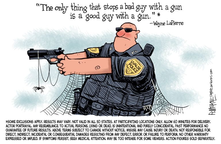 5 cartoons about the Uvalde police response | The Week