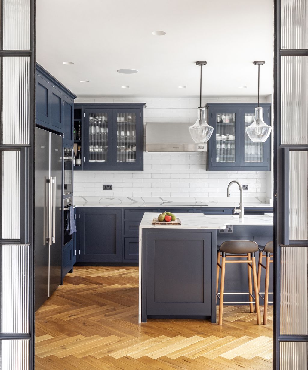 Antique and fluted glass are trending in the kitchen | Homes and Gardens