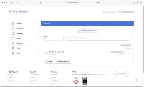 SignRequest review | TechRadar