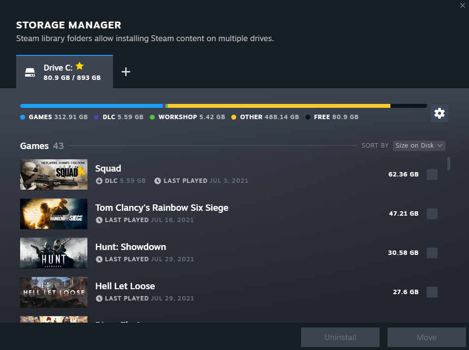 Steam Client Beta overhauls downloads page and storage management ...