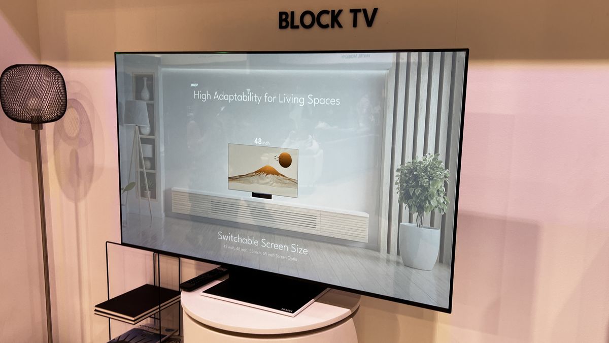 I love this modular 4K TV concept that lets you upgrade specific parts ...