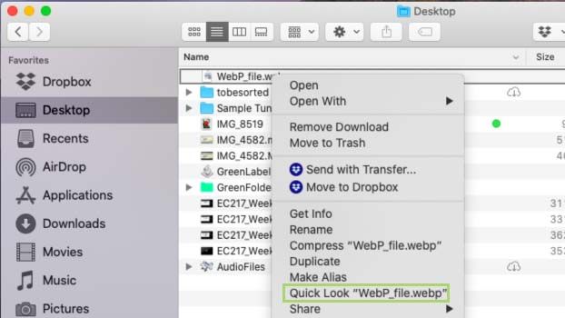 How to preview WebP files on macOS with Quick Look | Laptop Mag