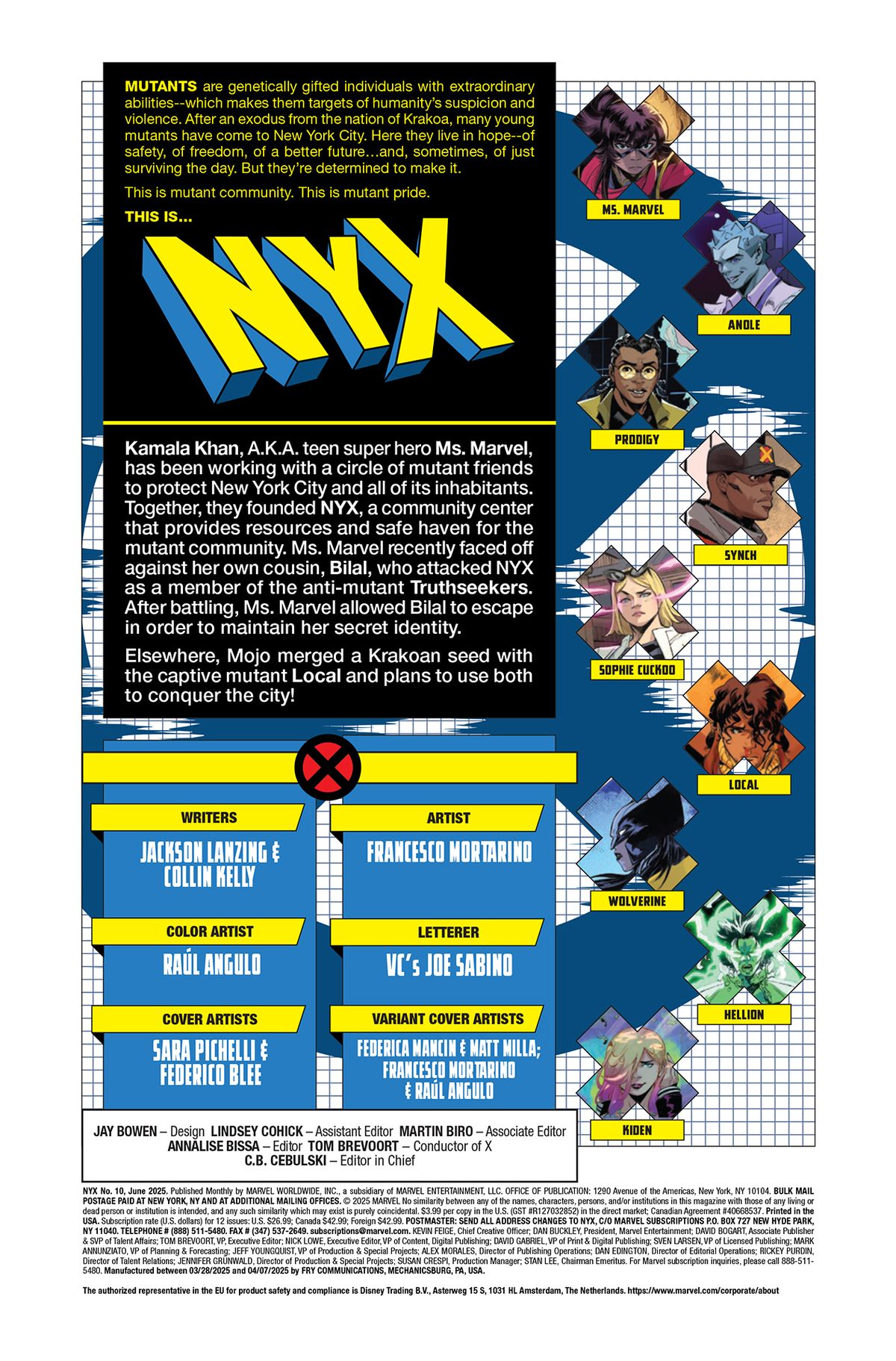 NYX #10 marks the series finale with a clash against classic X-Men ...
