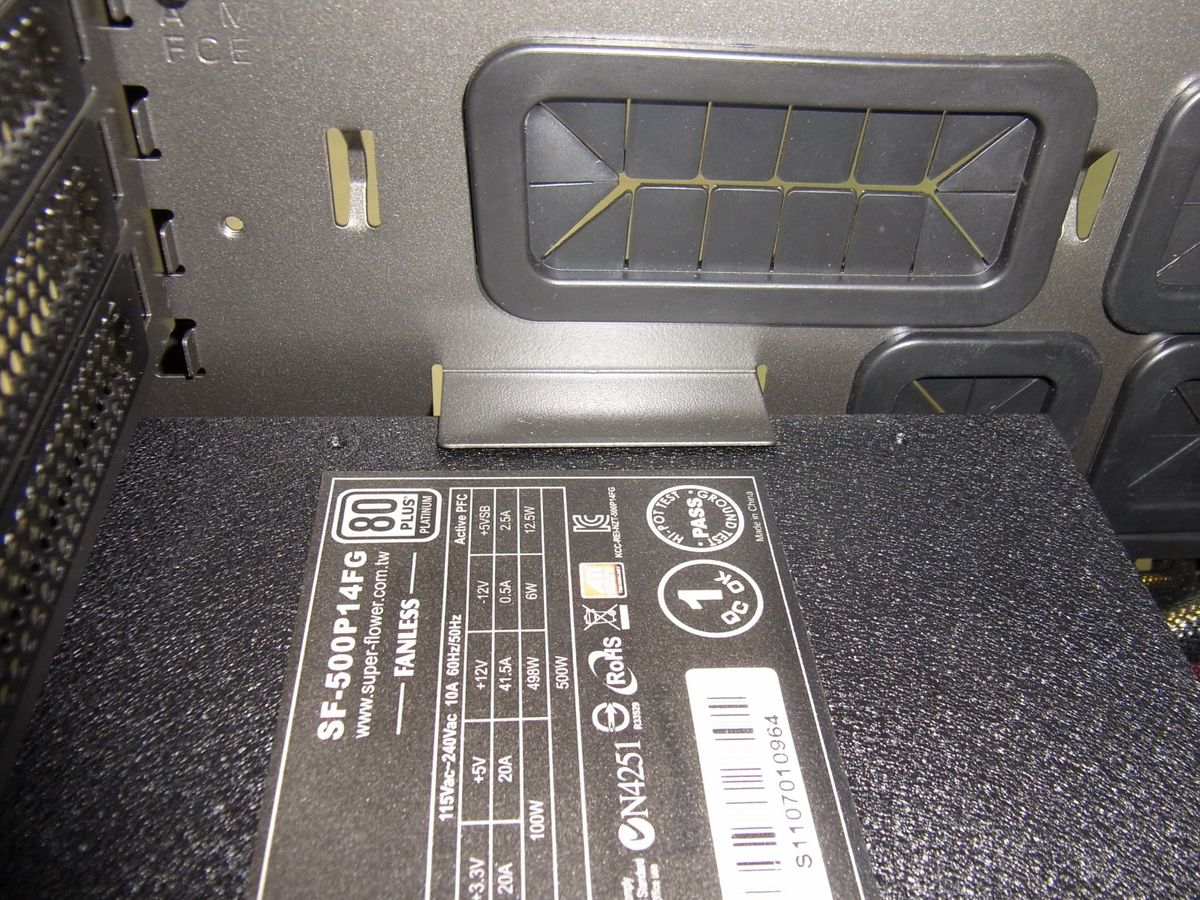 Power Supply Installation - NZXT Phantom 820 Case Review: Conceptualized By Enthusiasts | Tom's ...