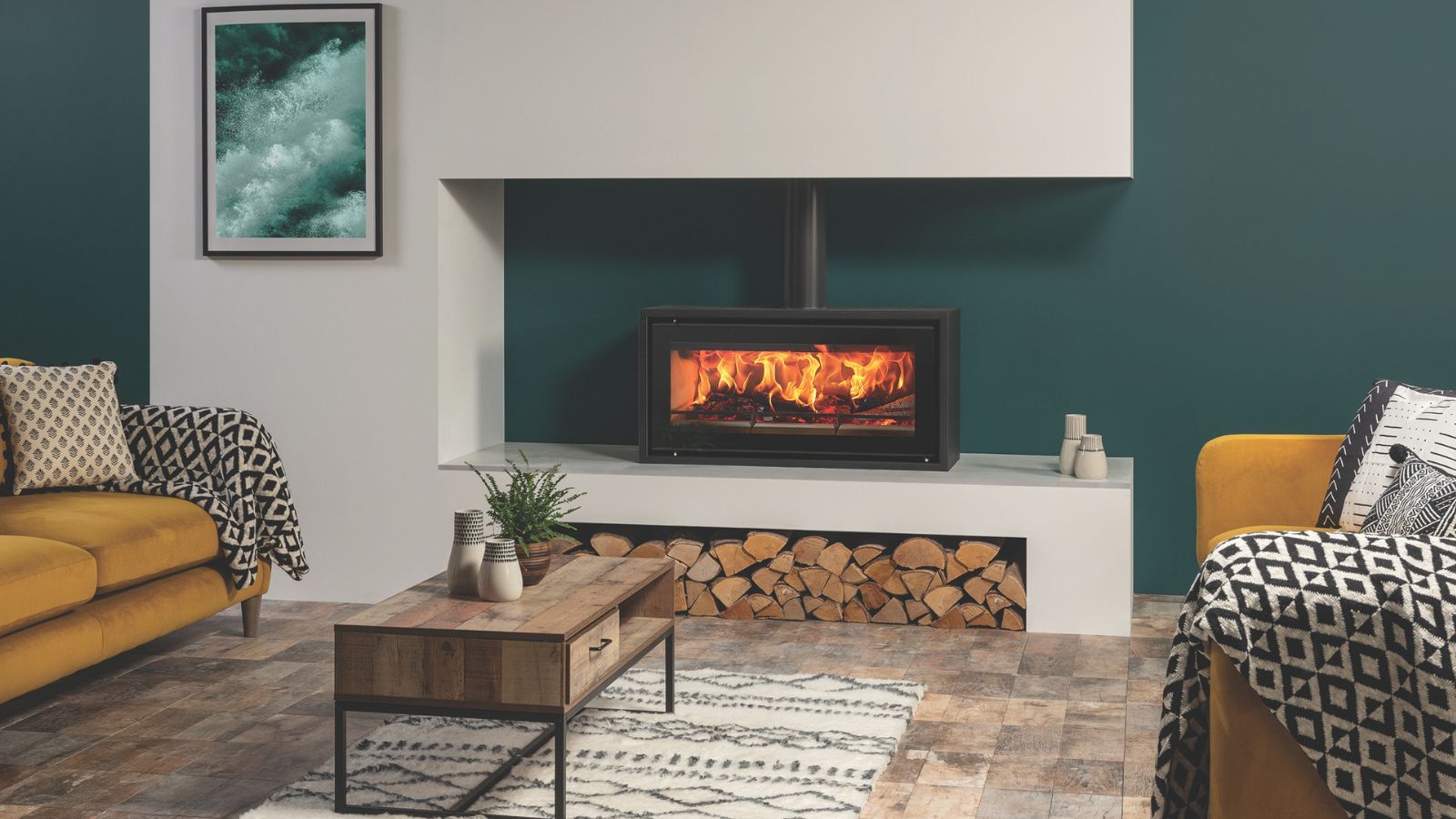 22 log burner ideas to create a warm and cosy ambience | Homebuilding