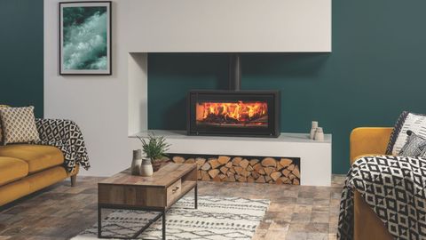 22 log burner ideas to create a warm and cosy ambience | Homebuilding