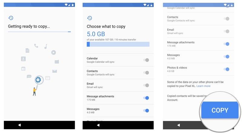 How to set up a Google Pixel from an old iPhone or Android | Android ...