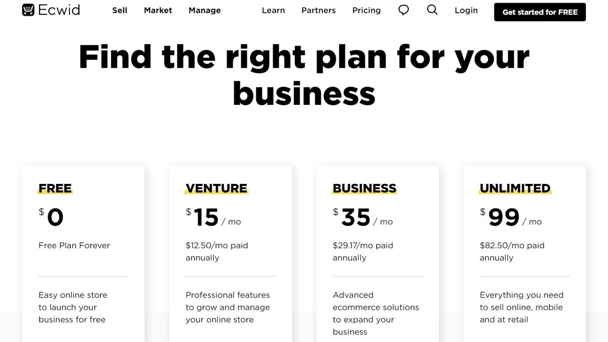Ecwid ecommerce review | TechRadar