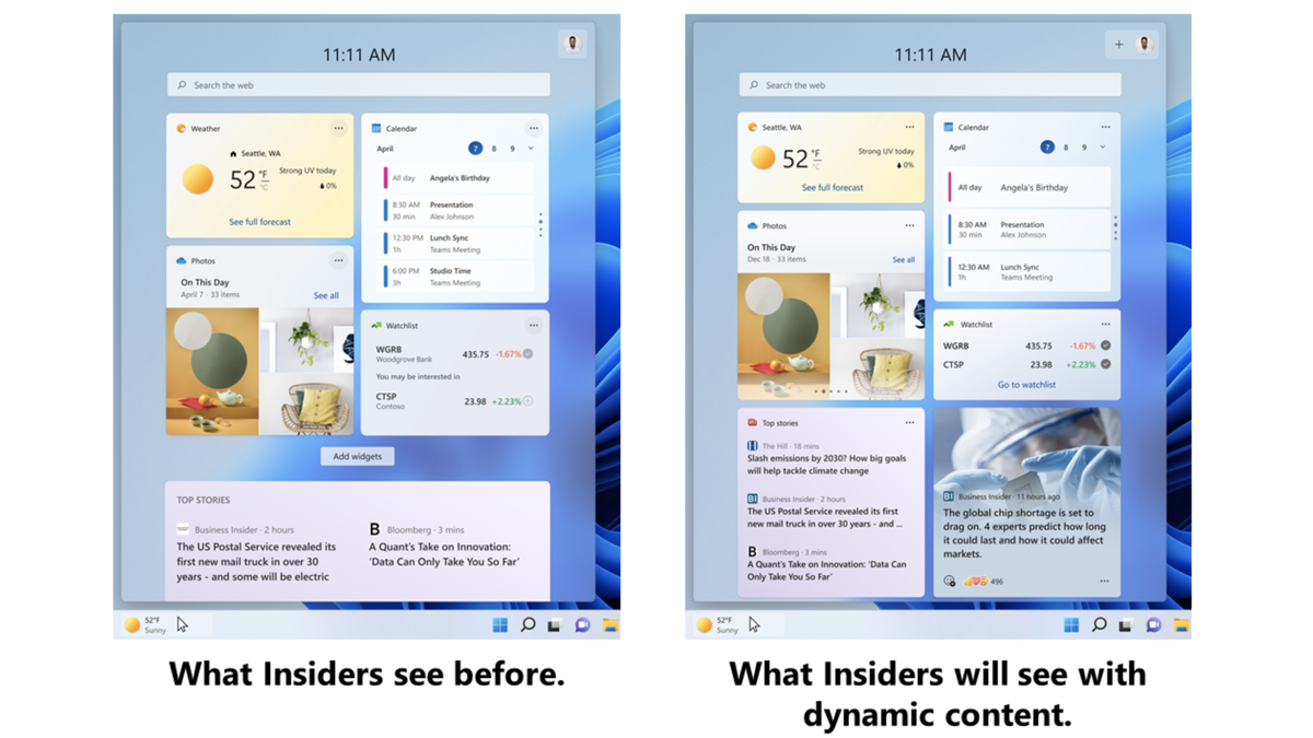 Windows 11 preview build brings changes to tablet layout and ...