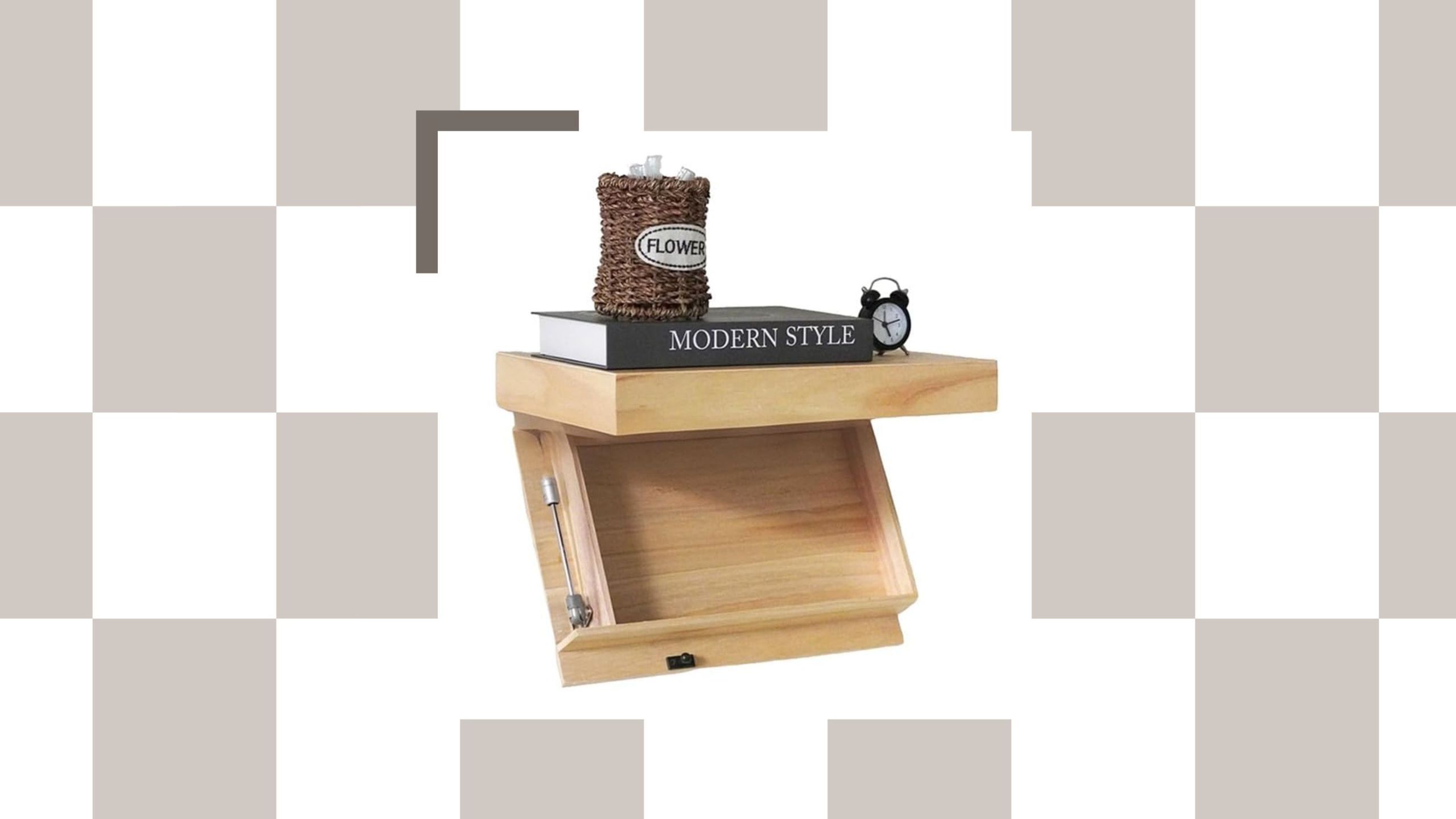 This Floating Shelf With Hidden Storage Is a Clever Find