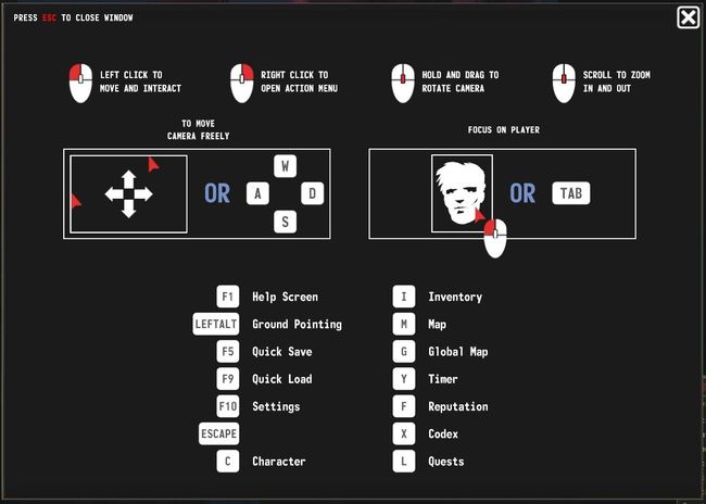 Every PC game should have a controls cheat sheet | PC Gamer