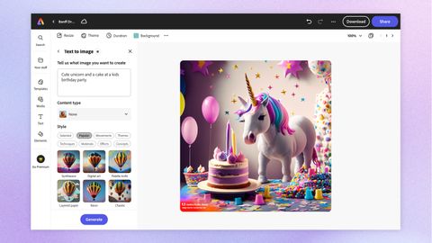 How to create with Adobe Express inside Acrobat Studio | TechRadar