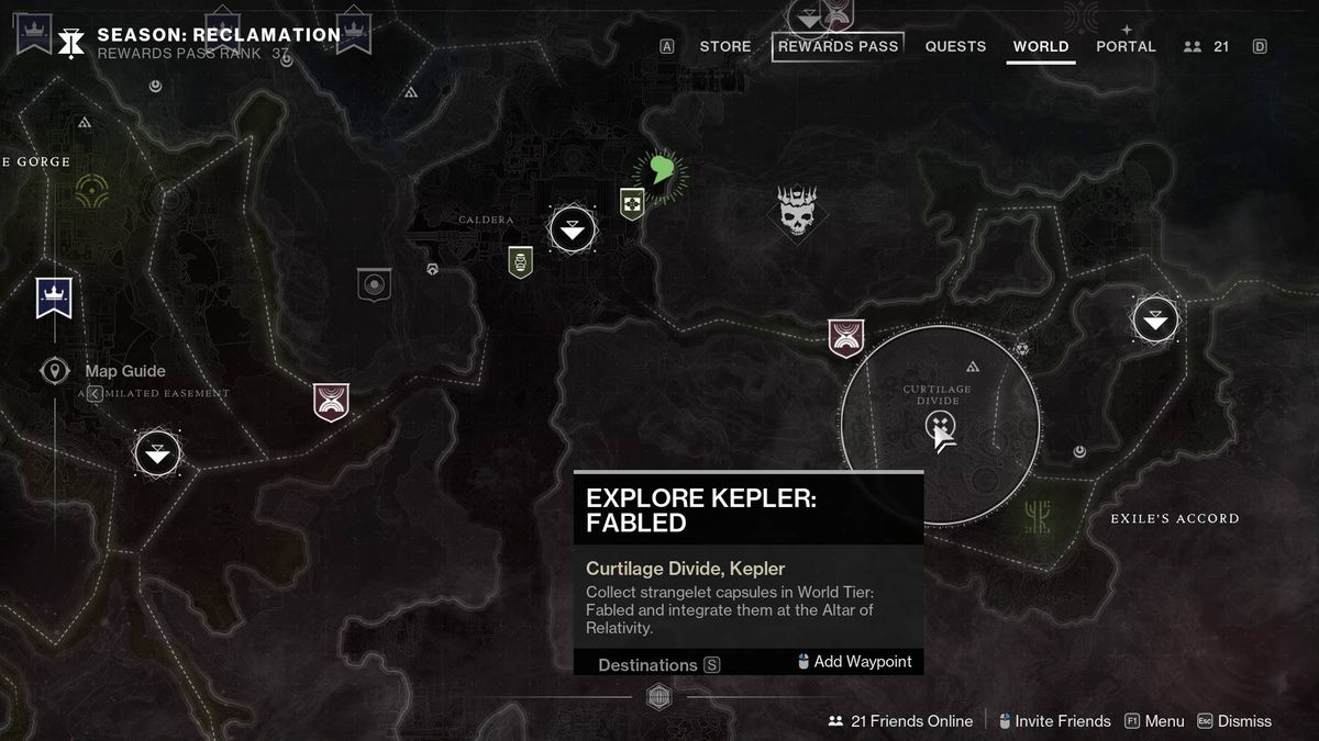 Destiny 2 Explore Kepler: Fabled walkthrough | GamesRadar+