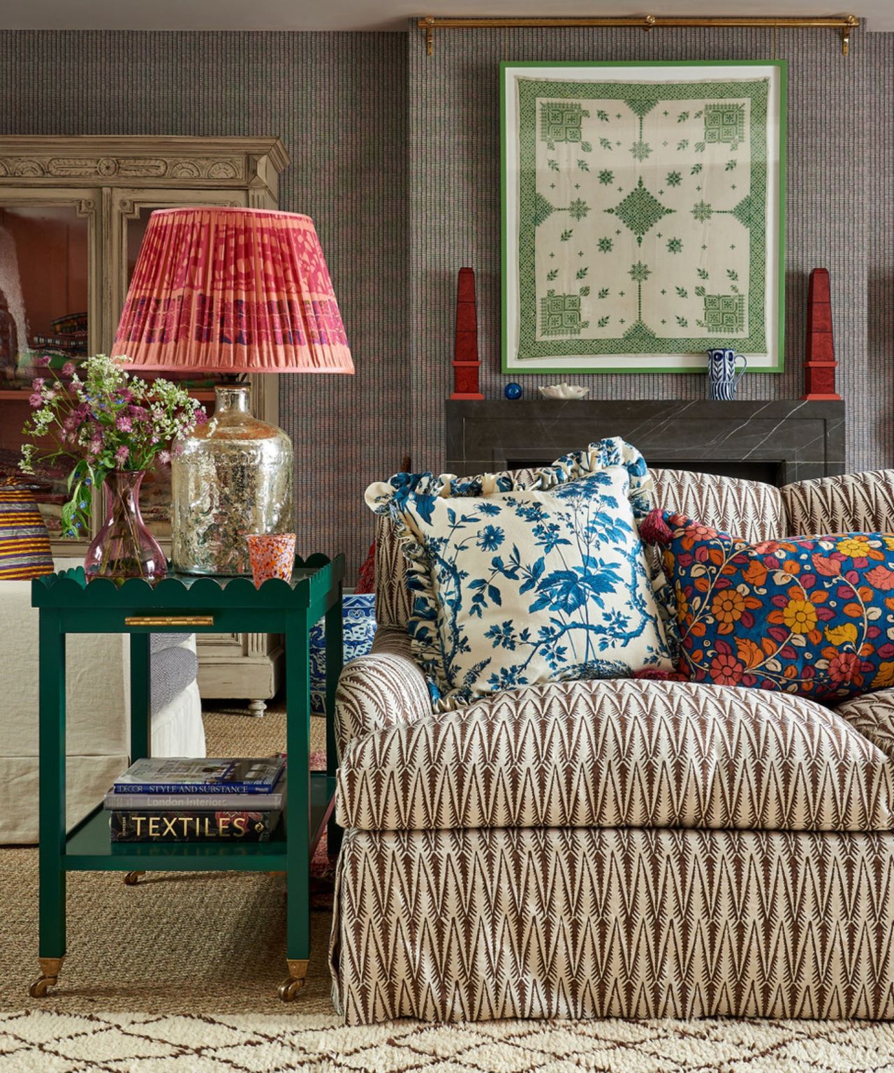 Decorating with vintage fabrics - 8 ways to inject color, texture and ...