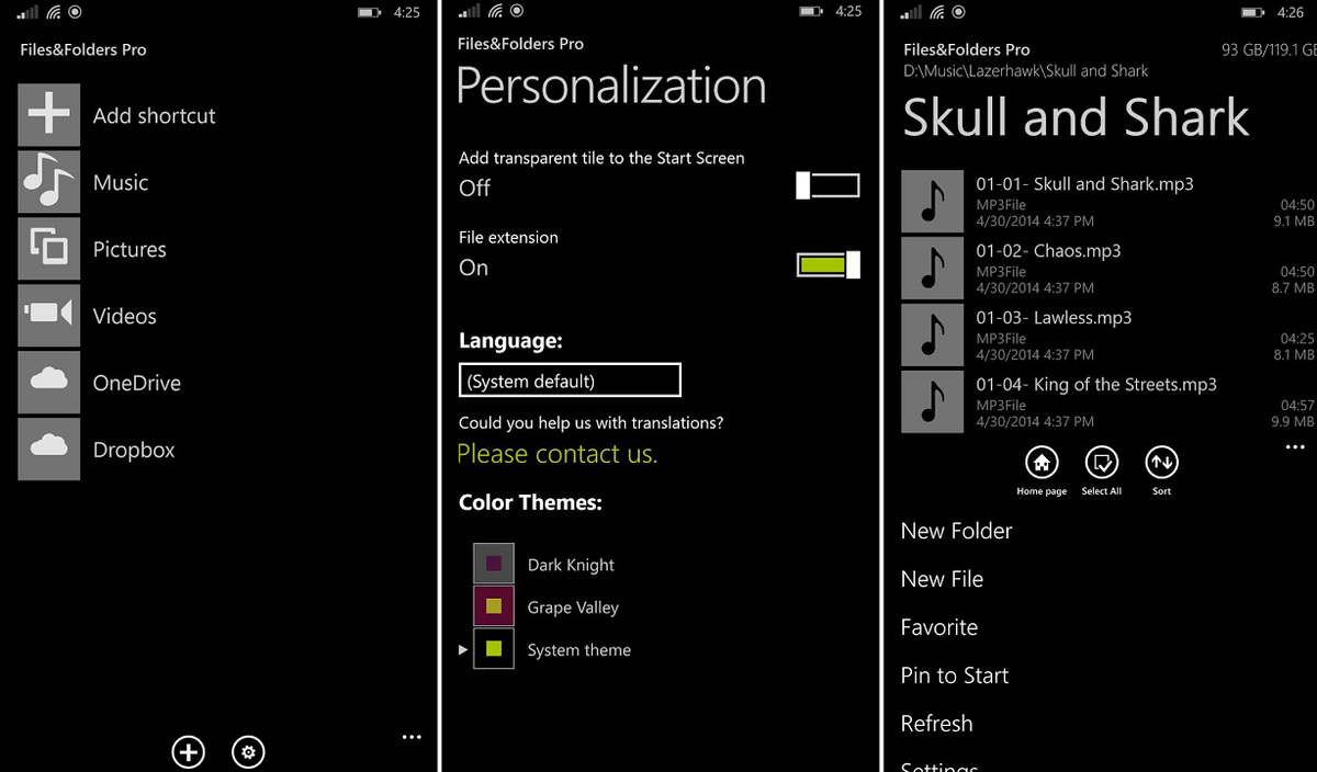 Files&Folders Pro heads to Windows Phone to become another universal ...