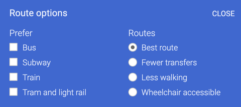 Google Maps feature request: Let me truly customize my transit ...