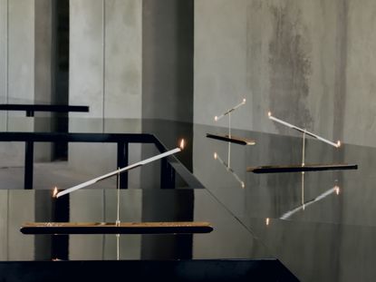 Marre Moerel’s swinging flame candle uses artful balance | Wallpaper*