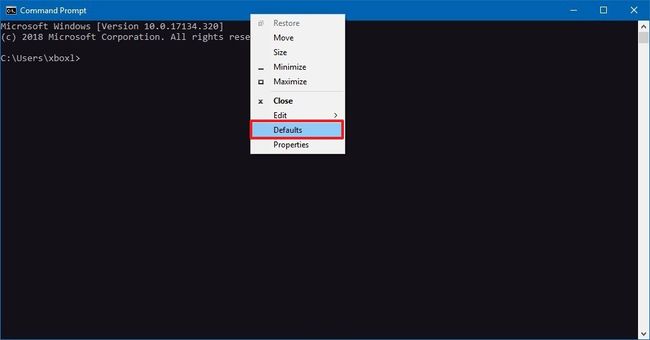 How to change the appearance of Command Prompt on Windows 10 | Windows ...