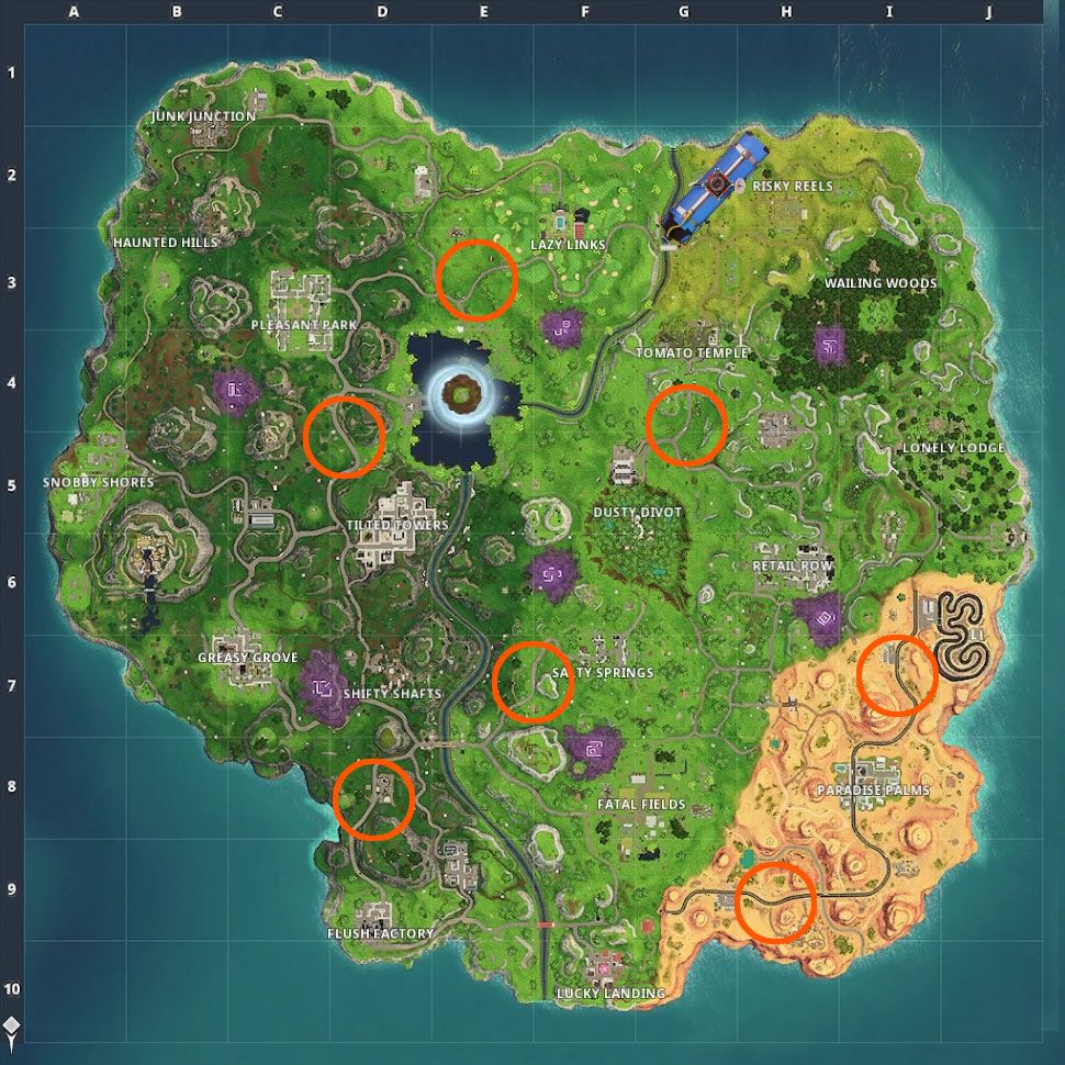 Fortnite Radar Signs - where to find them and record a speed of 27 or ...